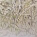 Original Pencil Drawing – Snow-covered Grasses in Winter Field ...