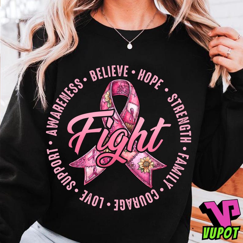 Pink Ribbon PNG, Preppy Breast Cancer Coquette Design, Awareness Shirt ...