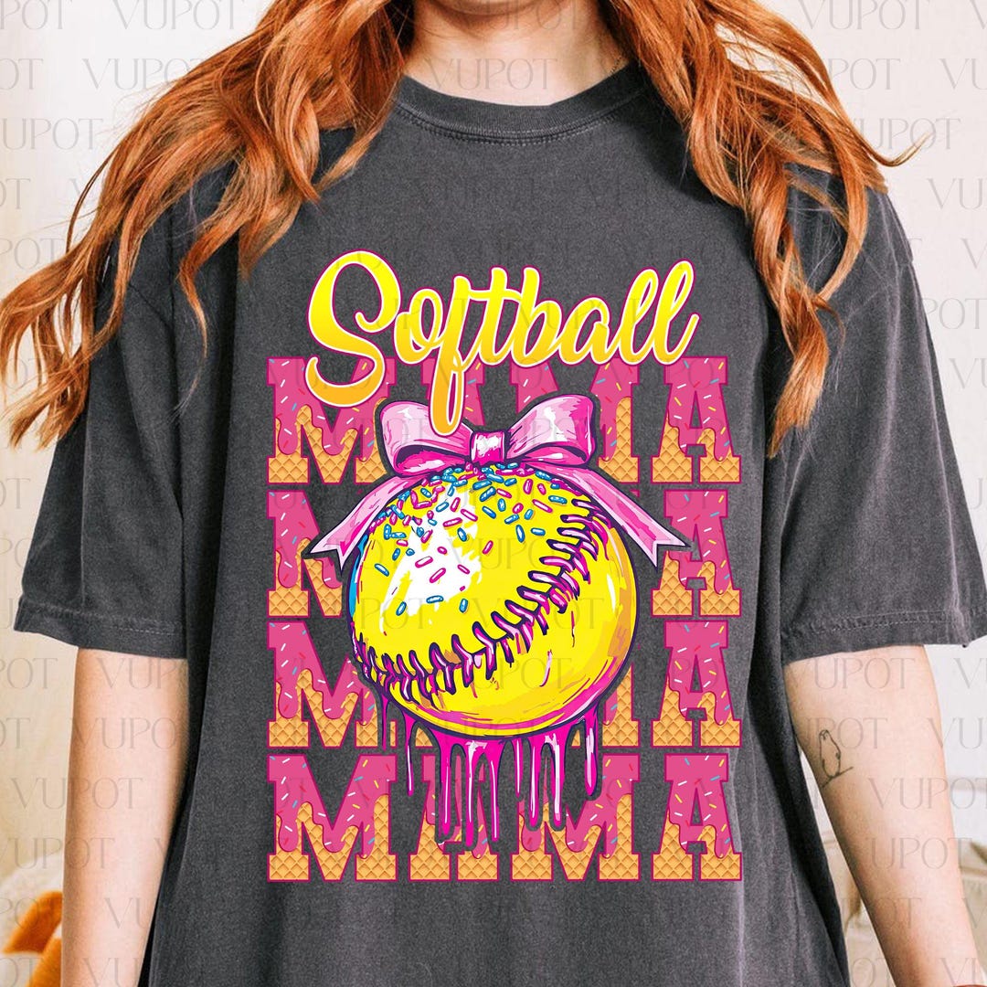 Softball Mama Drip Png, Mama Softball Png, Game Day Softball Png ...