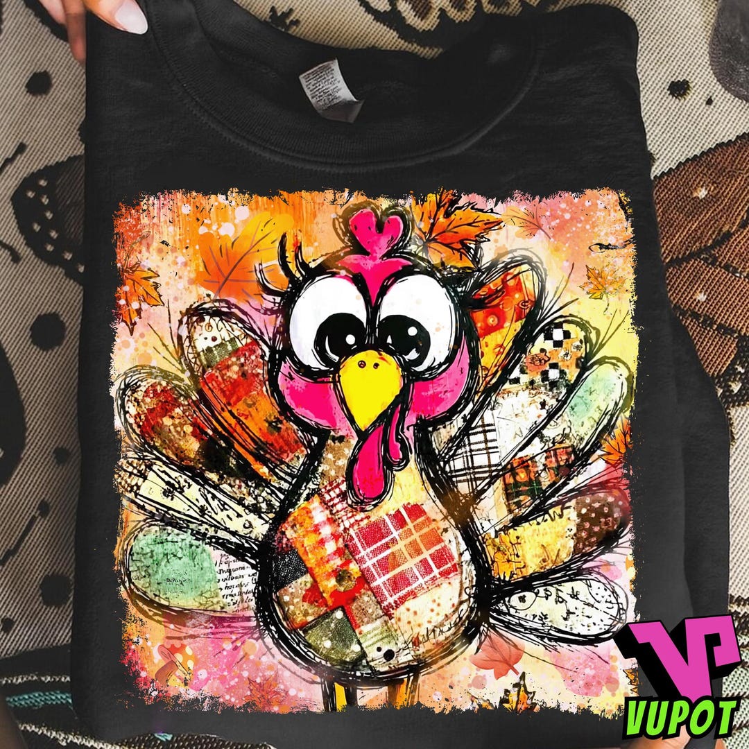 Preppy Thanksgiving Png, Thanksgiving Turkey PNG, Fall PNG ...