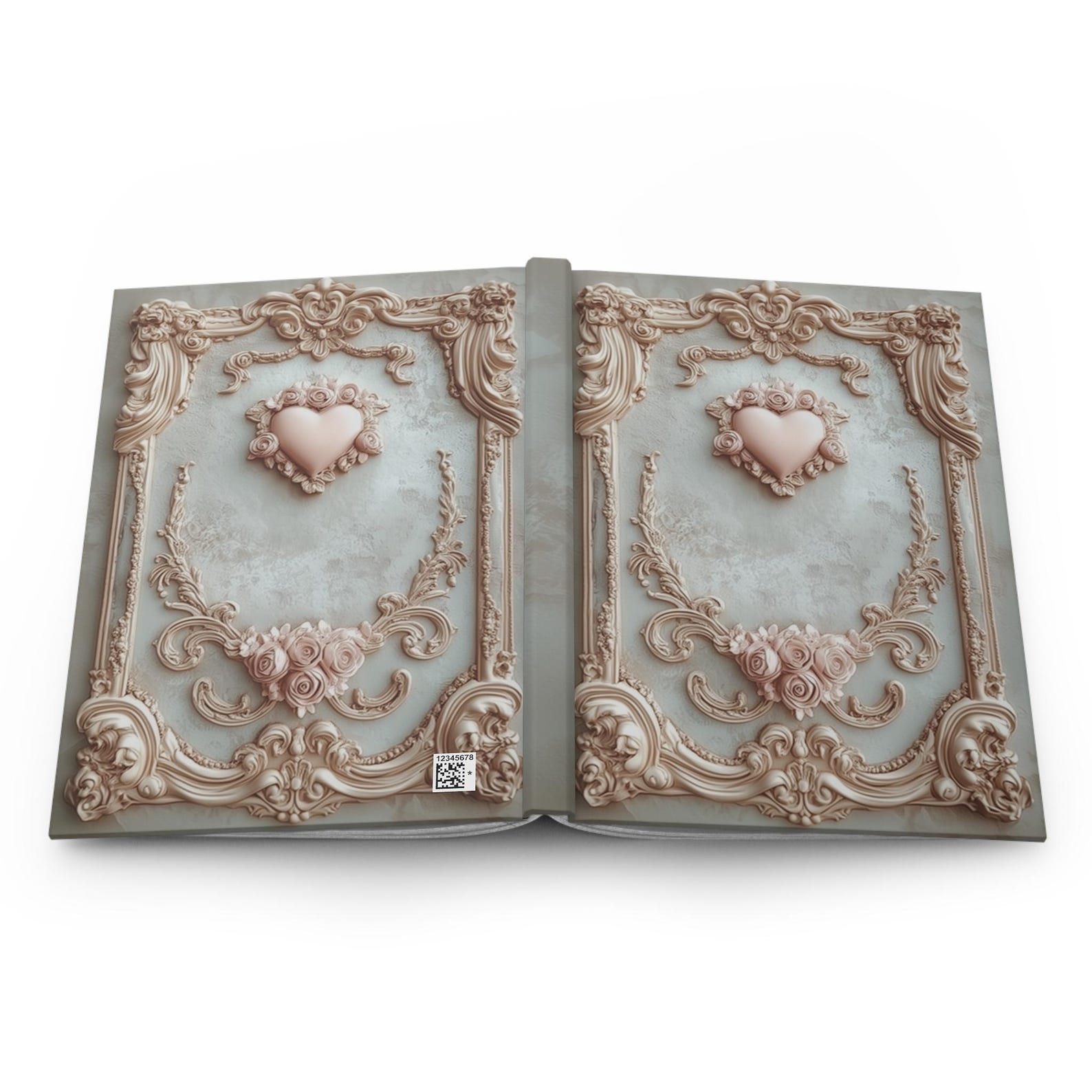 Personalization Vintage Decoden Effect Style Hardcover Printed Journal ...
