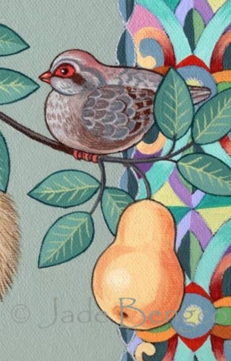 PARTRIDGE in A PEAR TREE Santa Claus Pears Partridge - Limited Edition ...