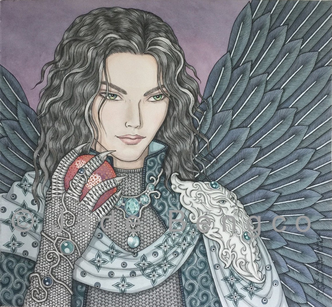 ROGUE ANGEL RAMIEL Limited Edition Art Print From Original Fantasy Art ...