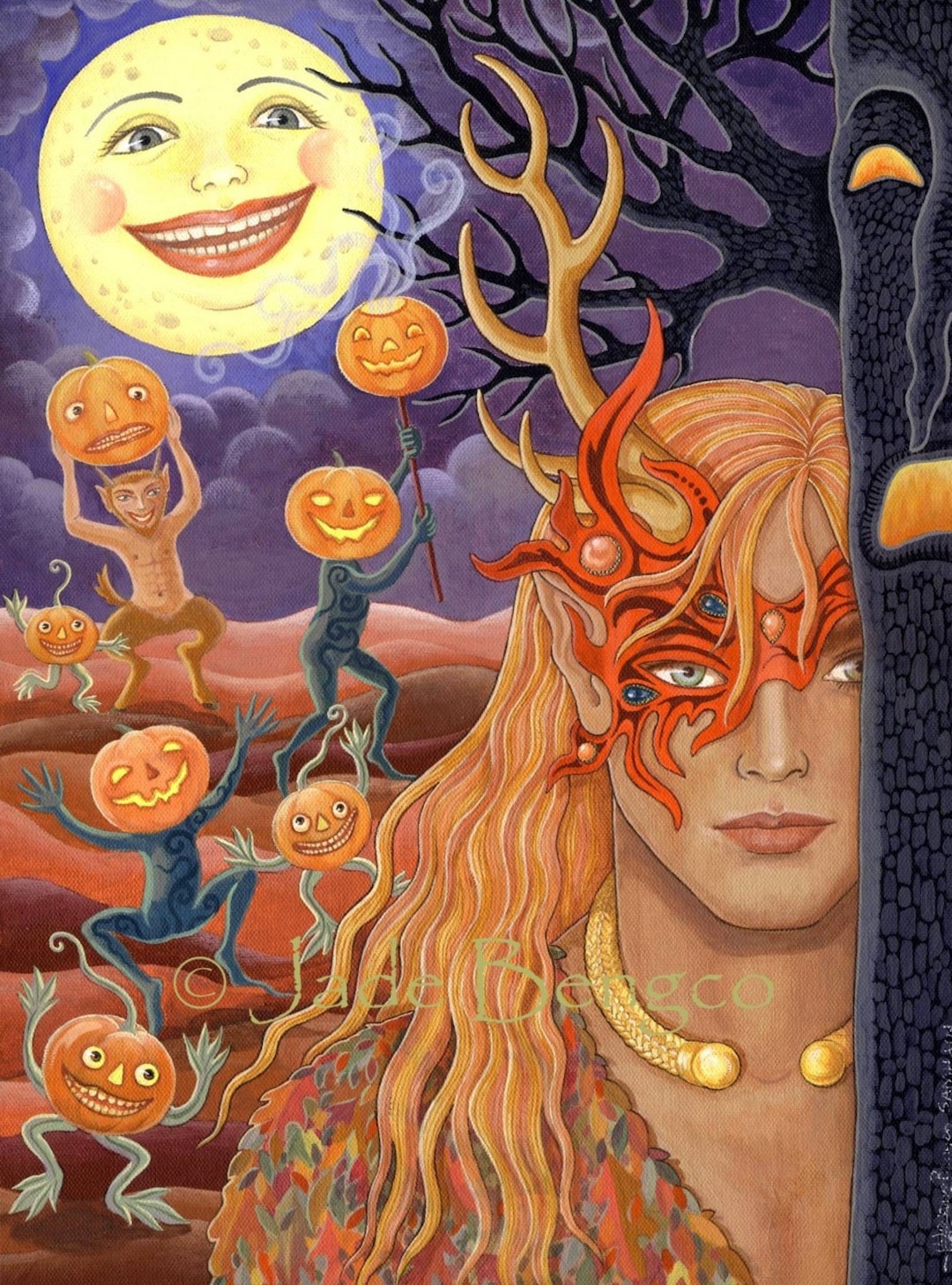 SAMHAIN Cernunnos Satyr Forest Deity JOL Goblins Limited - Etsy