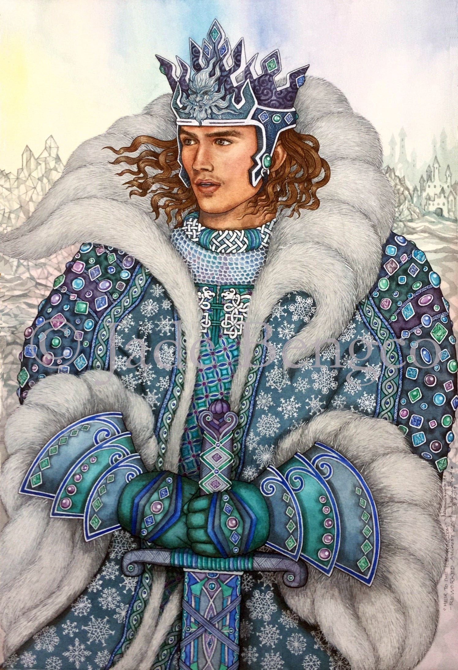 HEIR to the ICE KINGDOM Ice Prince Frost Realm Limited Edition - Etsy