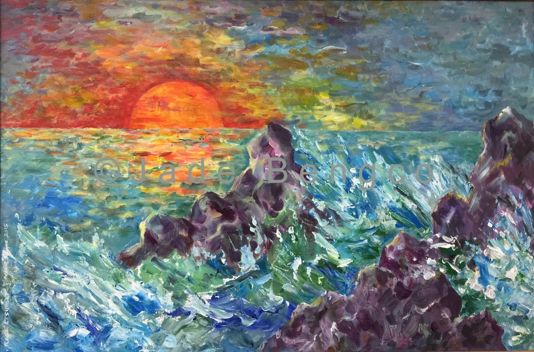 RAGE AT SUNSET Limited Edition Art Print - Etsy