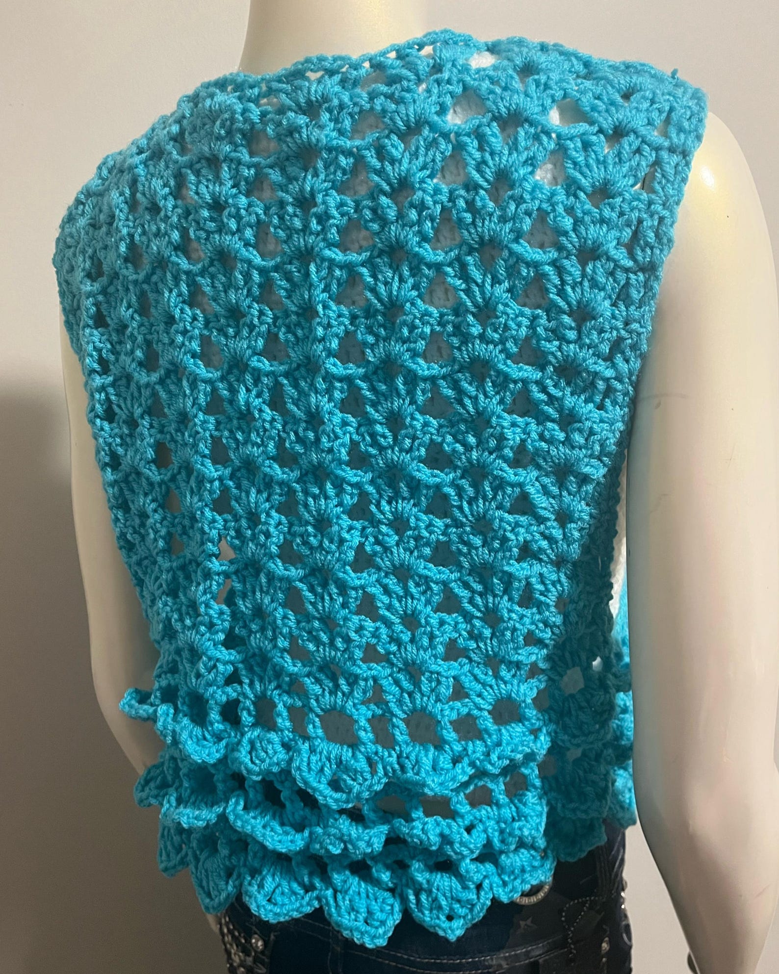 Crochet Open Vest - Etsy
