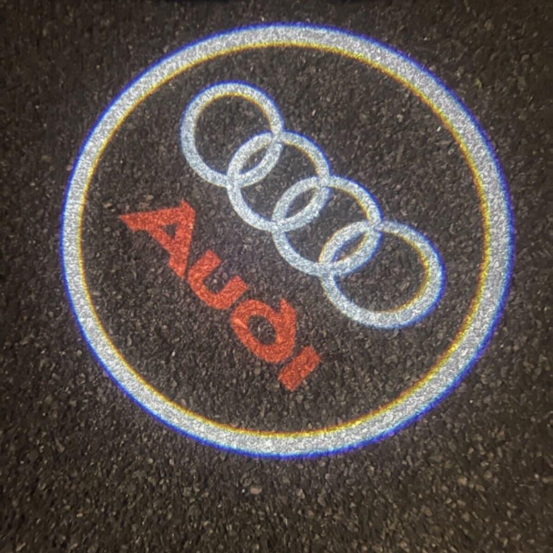 AUDI LED Welcome Door Light Projector | Set of 2 With Light & Distance ...