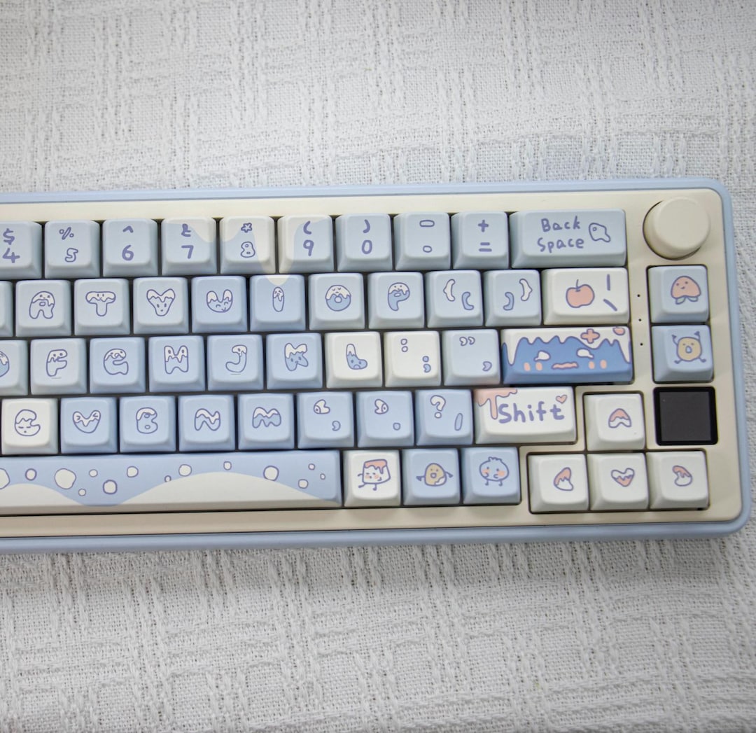 Cute Mechanical Keyboard Vintage Feel / Gaming Mechanical RGB Black ...