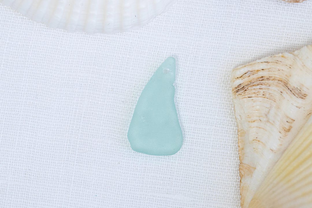 Aqua Sea Glass, Top Drilled Seaglass, Seaglass Pendant, Puerto Rico Sea ...