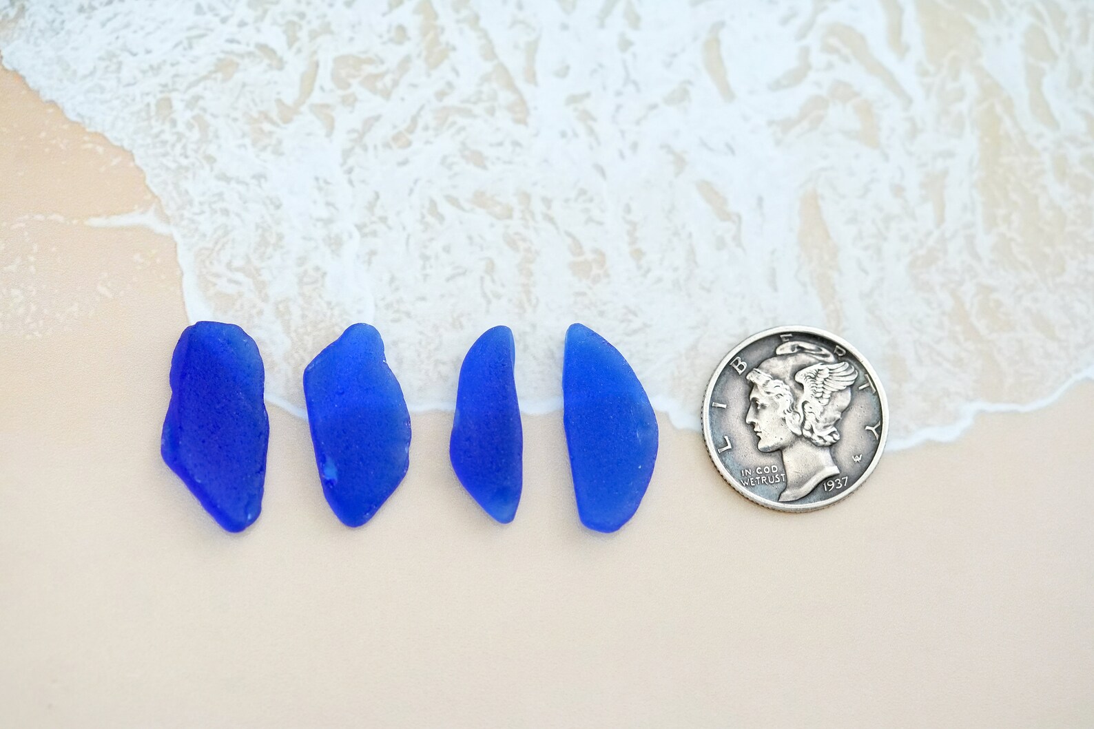 Cobalt Blue Sea Glass, Genuine Up-cycled Seaglass, Jewelry, Craft ...