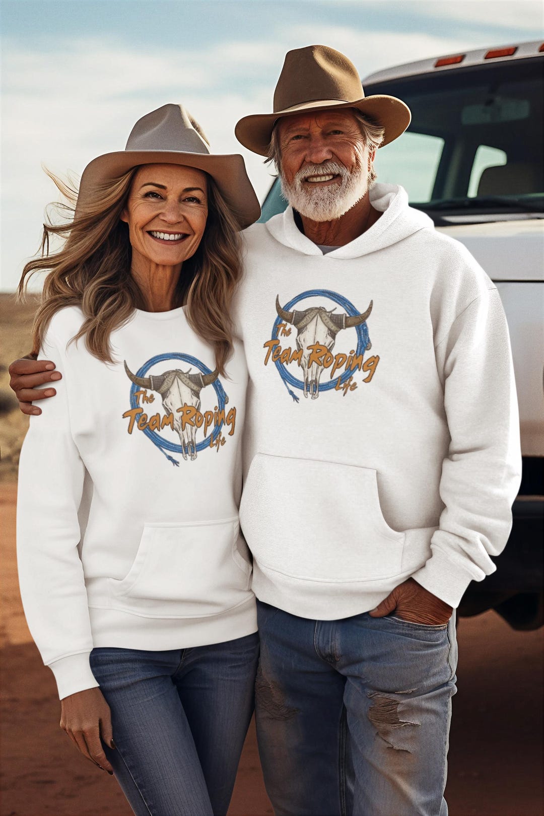 The Team Roping Life Hoodie Blue - Etsy