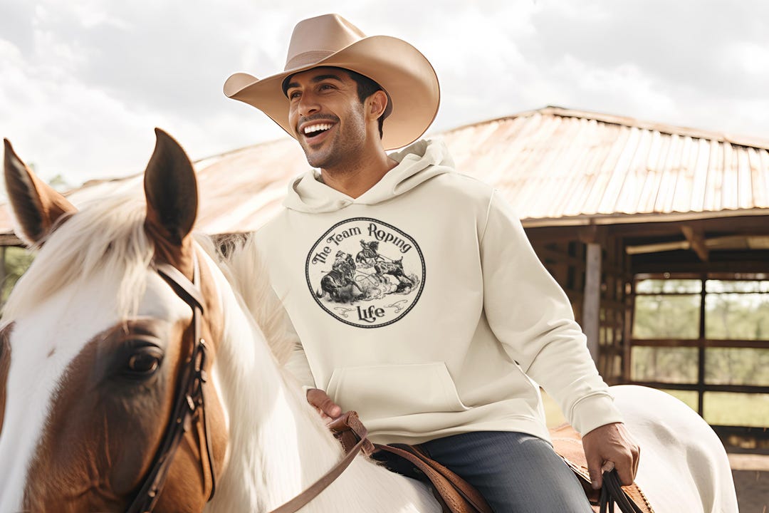 The Team Roping Life Hoodie - Etsy