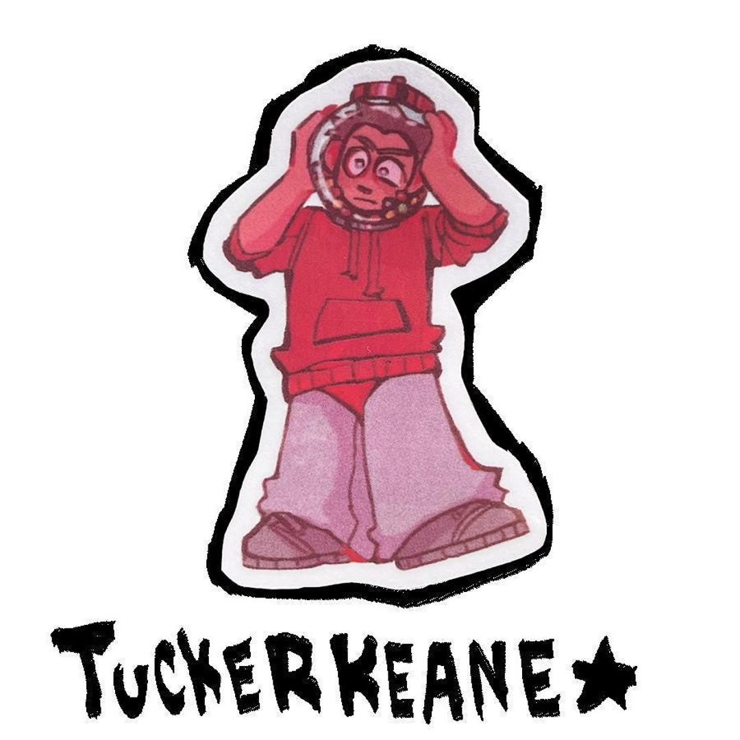Tucker Keane Cartoon Sticker - Etsy