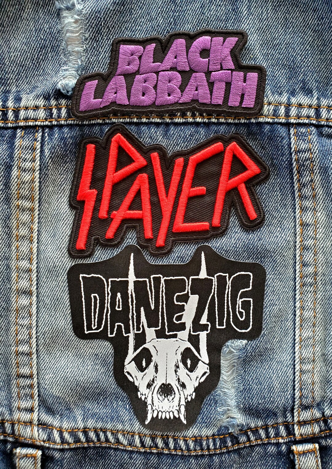 Metal Mutt Embroidered Iron-on Patches - Etsy