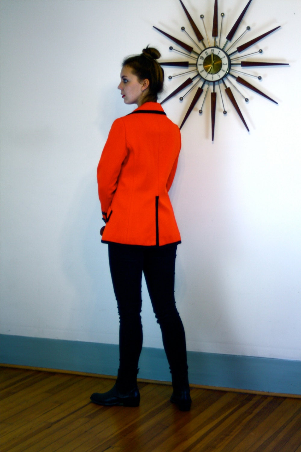 1960s Riding Jacket, Bright Red Wool Jacket, DON SOPHISTICATES ...