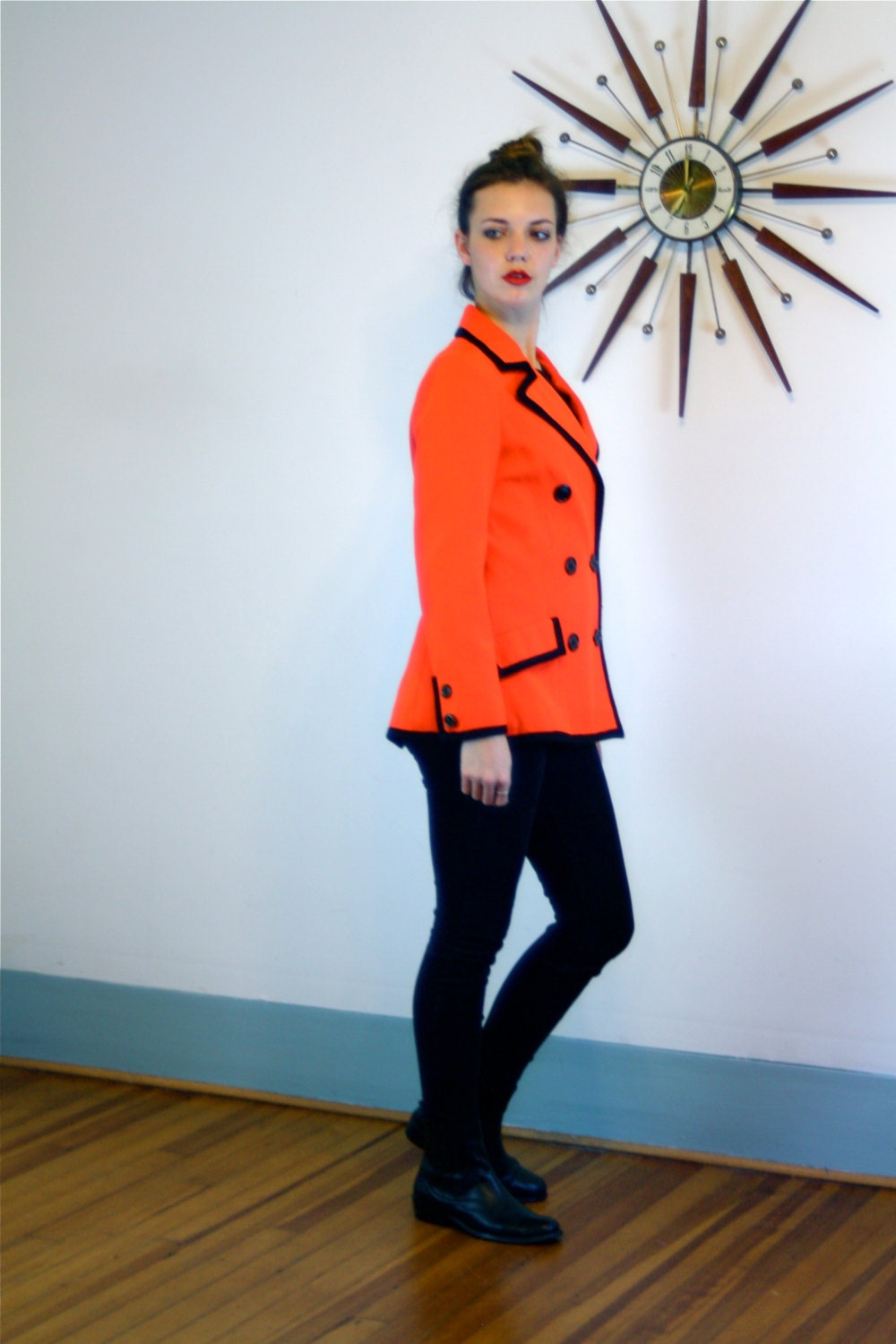1960s Riding Jacket, Bright Red Wool Jacket, DON SOPHISTICATES ...