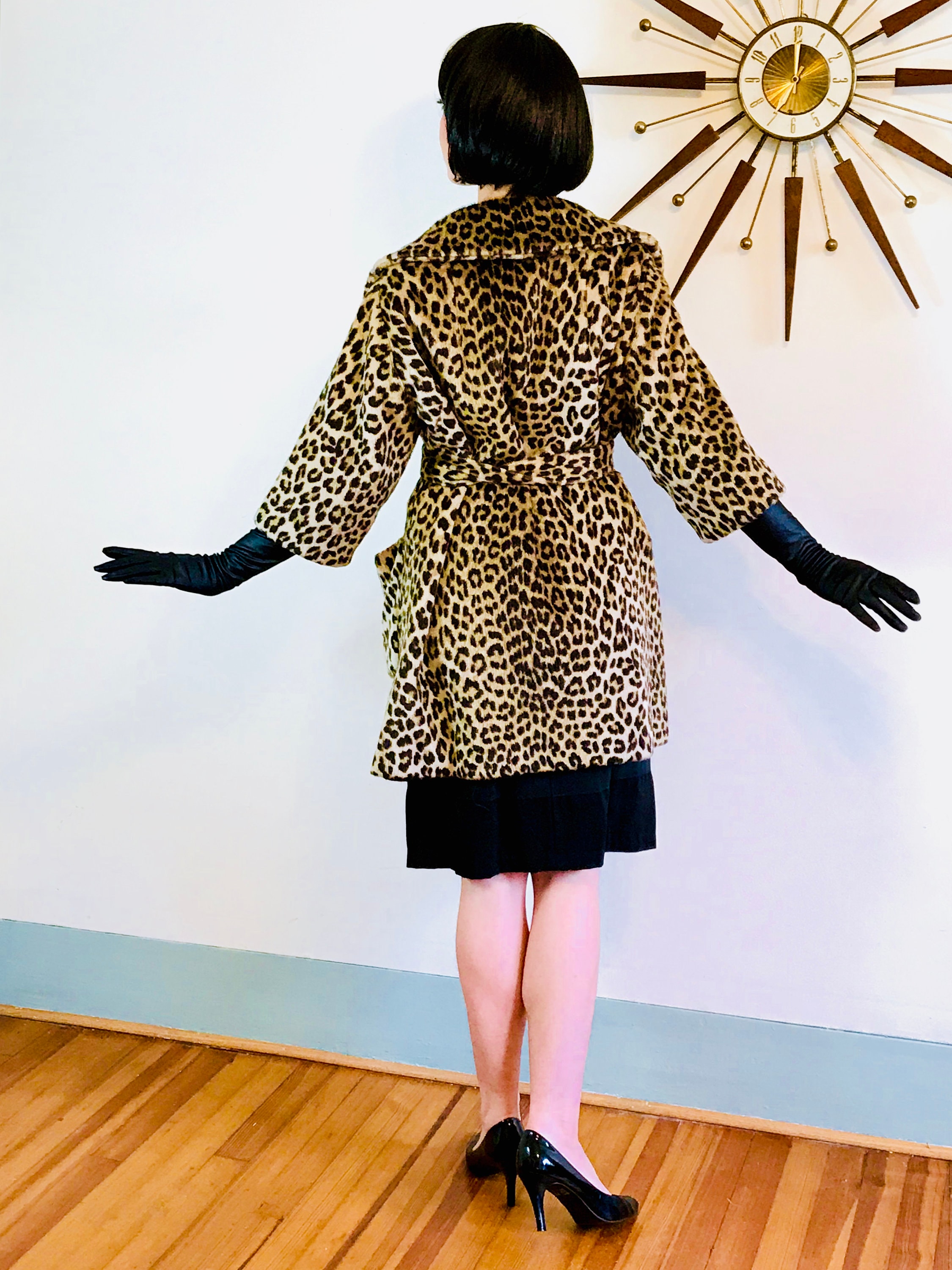 60s Leopard coat, Leopard print coat, Saks Fifth Avenue, Cheetah Coat ...
