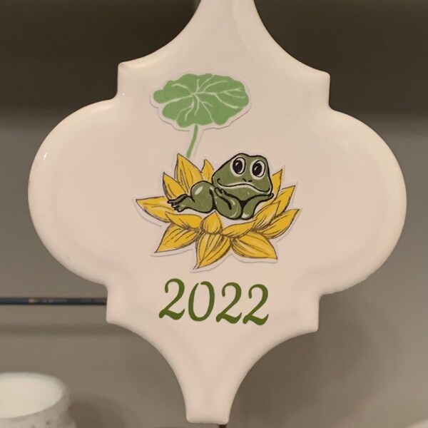 Frog Ceramic Tile - Etsy