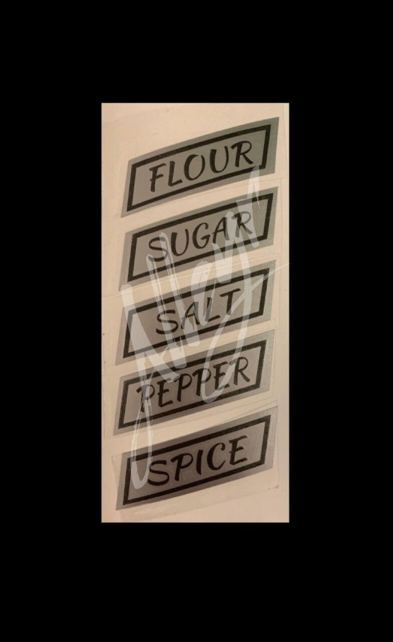 Vintage Inspired Diagonal Shaker Labels - Etsy