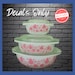 Vintage Pyrex Pink Gooseberry Inspired Decals Decal Only Dishes Are NOT ...