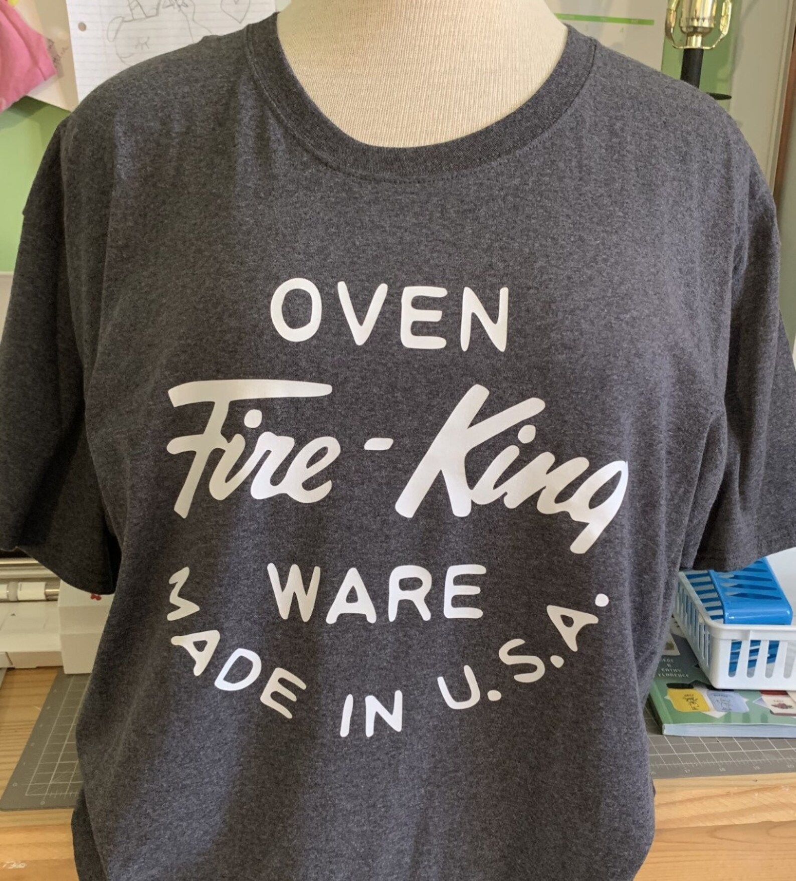 Fire King Back Stamp Inspired T-shirt - Etsy