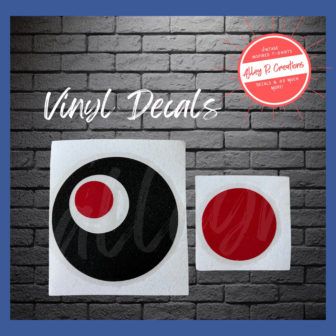 Vintage Pyrex Moon Deco Inspired Decal: Mug Decoration - Black & Red ...