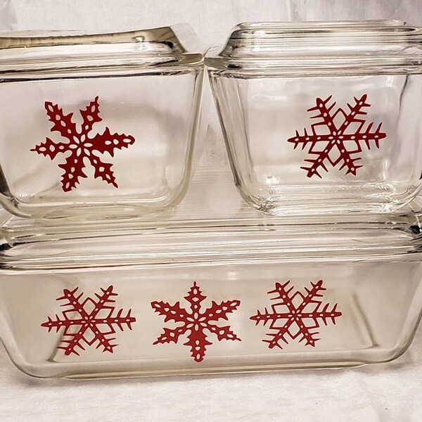 Pyrex Snowflake - Etsy