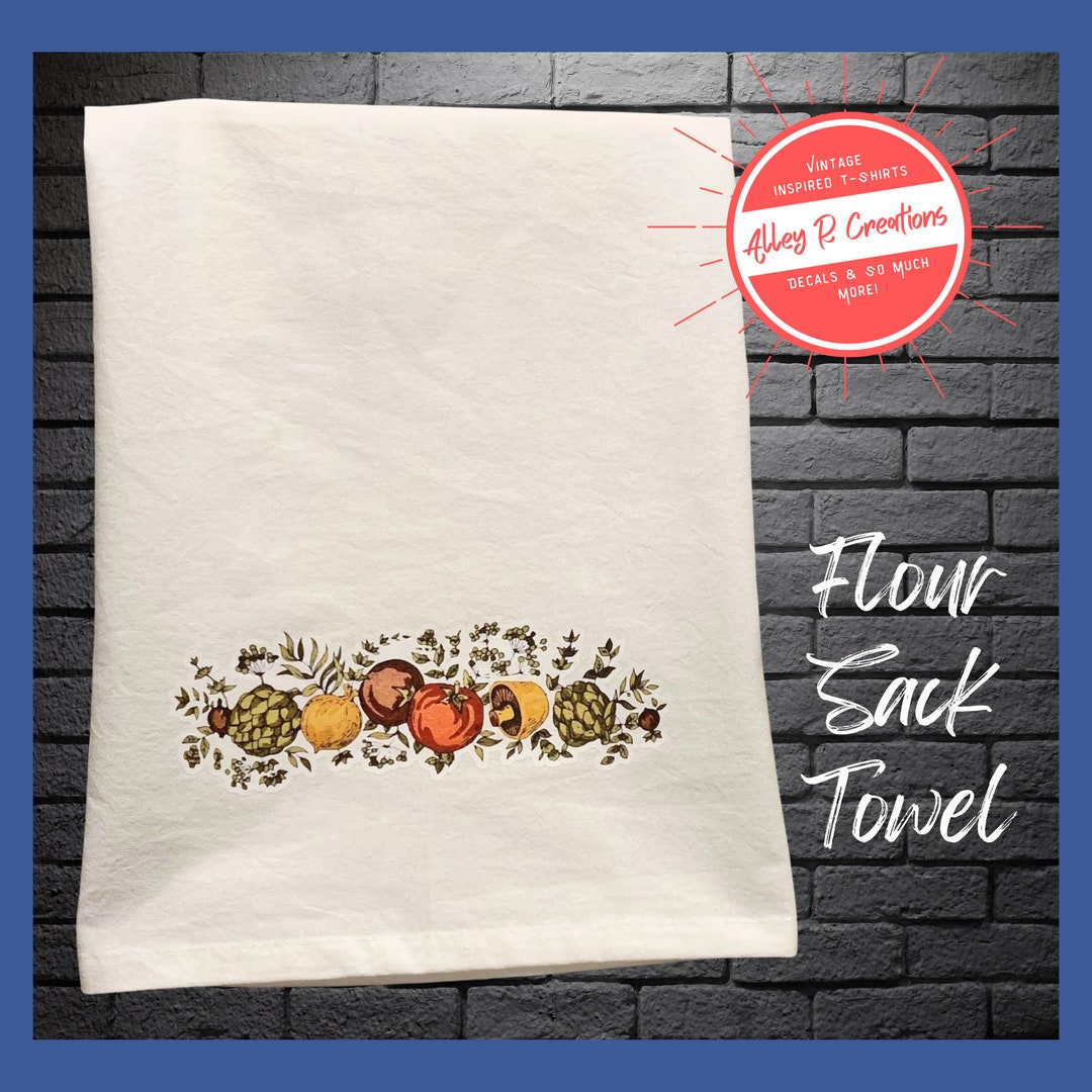 Vintage Spice of Life Inspired Flour Sack Towel: Decorative Kitchen ...