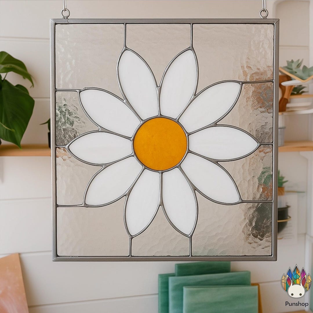 Digital Download PATTERNS Stained Glass NPUN327 Daisy, Diy Stained ...