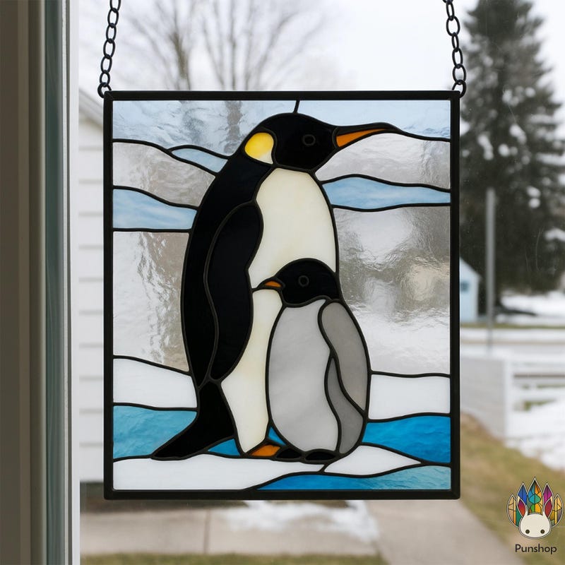 Glass Penguin - Etsy