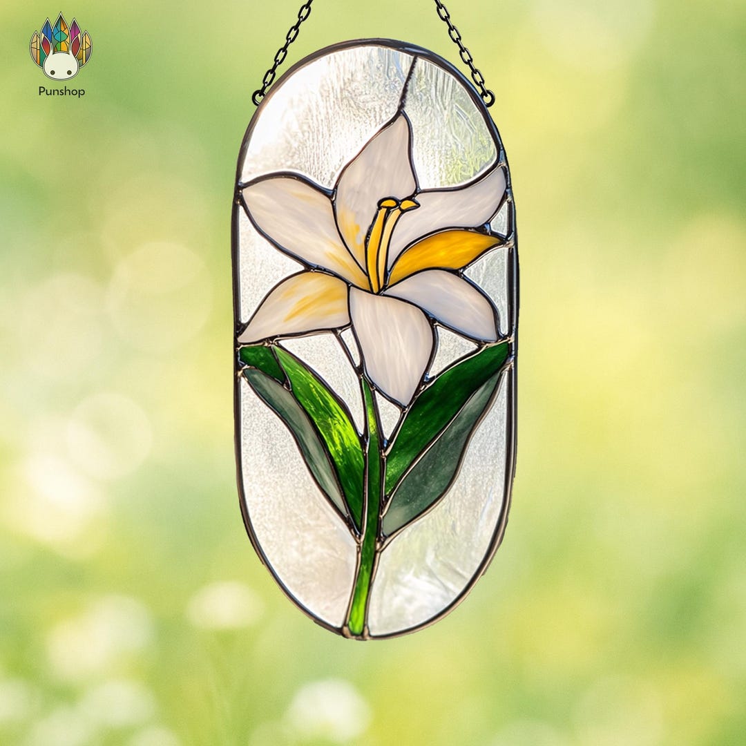 Digital Download PATTERNS Stained Glass Lily Flower , Diy Stained Glass ...