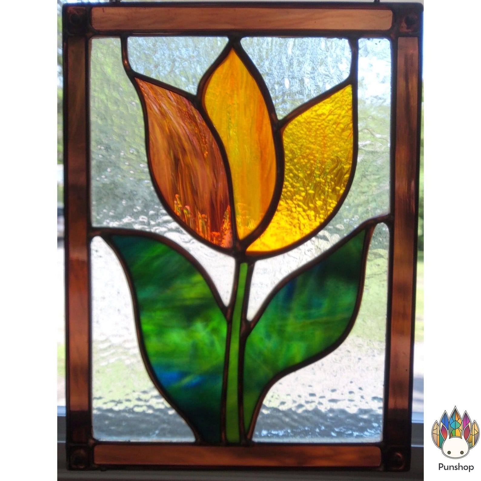 Digital Download PATTERNS Tulip Stained Glass Panel PUN215, Diy Stained ...