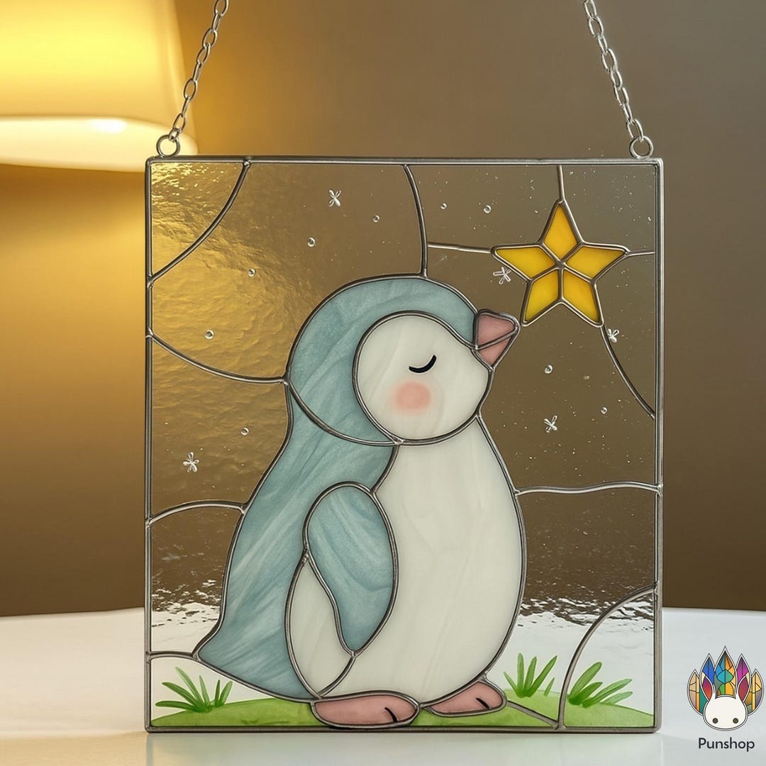 Digital Download Pattern NPUN402 Penguin and Shooting Star Pattern ...