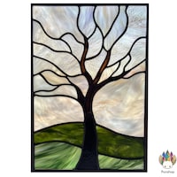 Live Oak Stained Glass Pattern PDF Digital File 2 Files Included, 1 ...