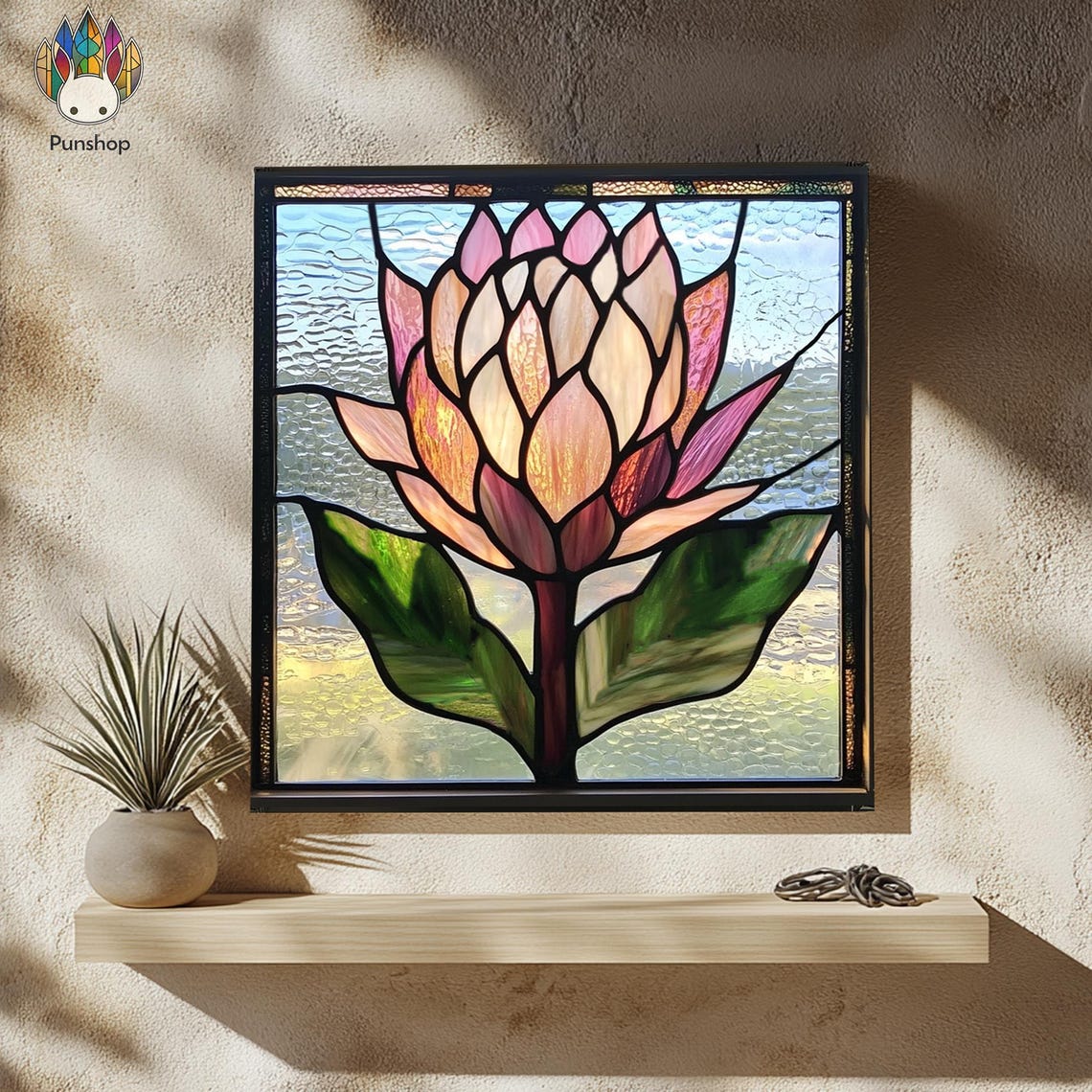 Digital Download PATTERNS South African Protea PUN160 , Diy Stained ...