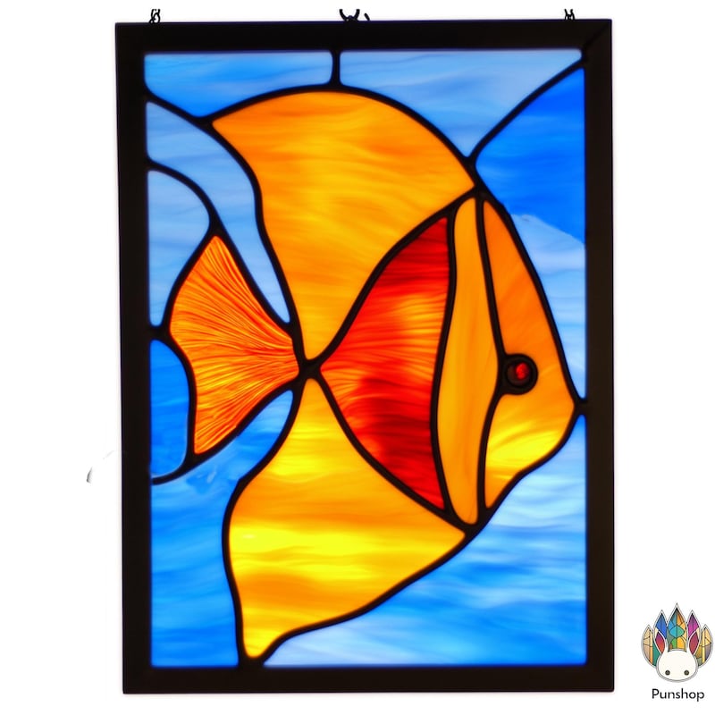 Stained Glass Fish - Etsy