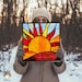 STAINED GLASS PATTERN, Simple Sun PUN25 , Diy Stained Glass Easy ...