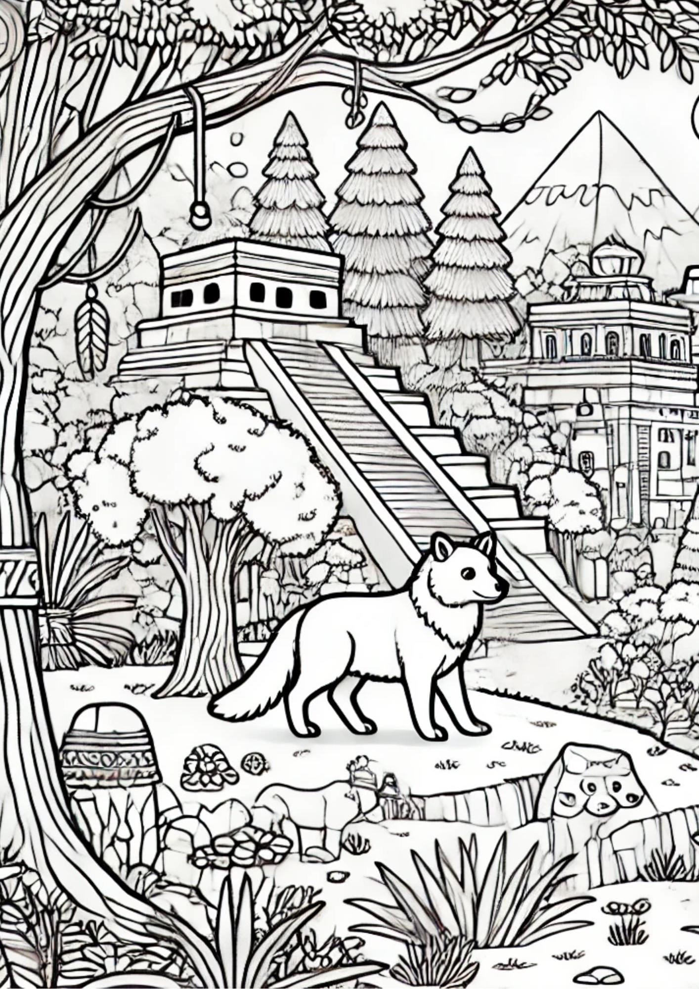 Printable World Tour Coloring Book | Relaxing Coloring Pages for Kids ...
