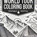 Printable World Tour Coloring Book | Relaxing Coloring Pages for Kids ...