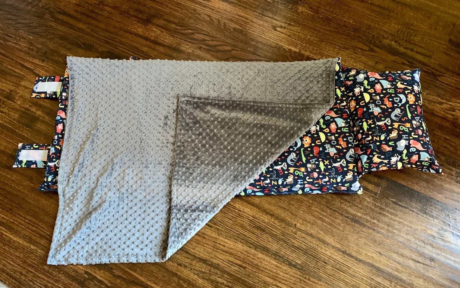 Noah's Ark Alphabet Letters Animals Kids Nap Mat with Grey | Etsy