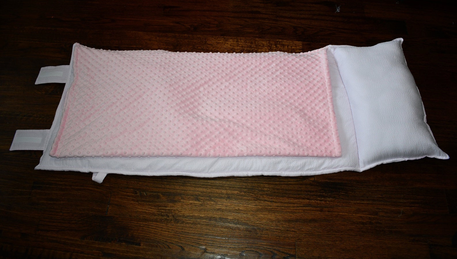 Light Pink Seersucker Stripe Kids Nap Mat Personalized - Etsy