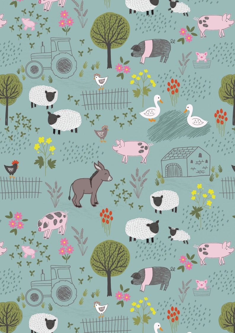 Fancy Farm Ranch Acre Piggy Tales Kids Nap Mat With Pink Minky Dot ...