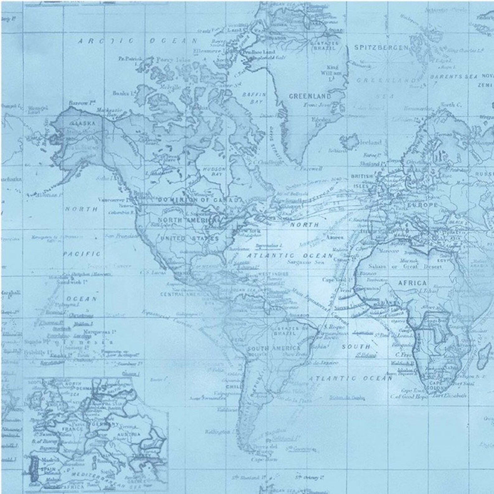 Sea Navigation World Map Kids Nap Mat with Navy Minky Dot | Etsy