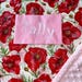 Rose Cottage Linen Closet Cotton Fabric, Vintage Large Floral Flower ...