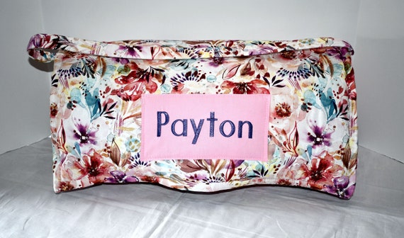 Watercolor Pink Rain Garden Floral Kids Nap Mat and Pink Minky - Etsy