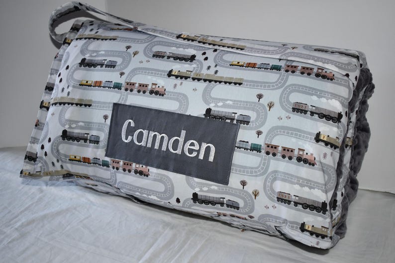 Right Track Train Tank Engine Locomotive Kids Memory Foam Nap Mat With ...