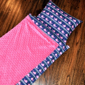 Pink Vine Whale Memory Foam Kids Nap Mat, Personalized Preschool ...