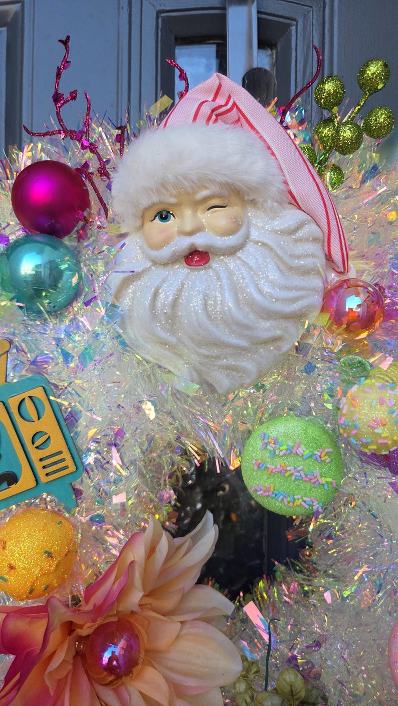 Shiny Christmas Glamour Wreath - Etsy