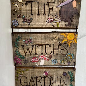 Witchy Garden Sign - Etsy